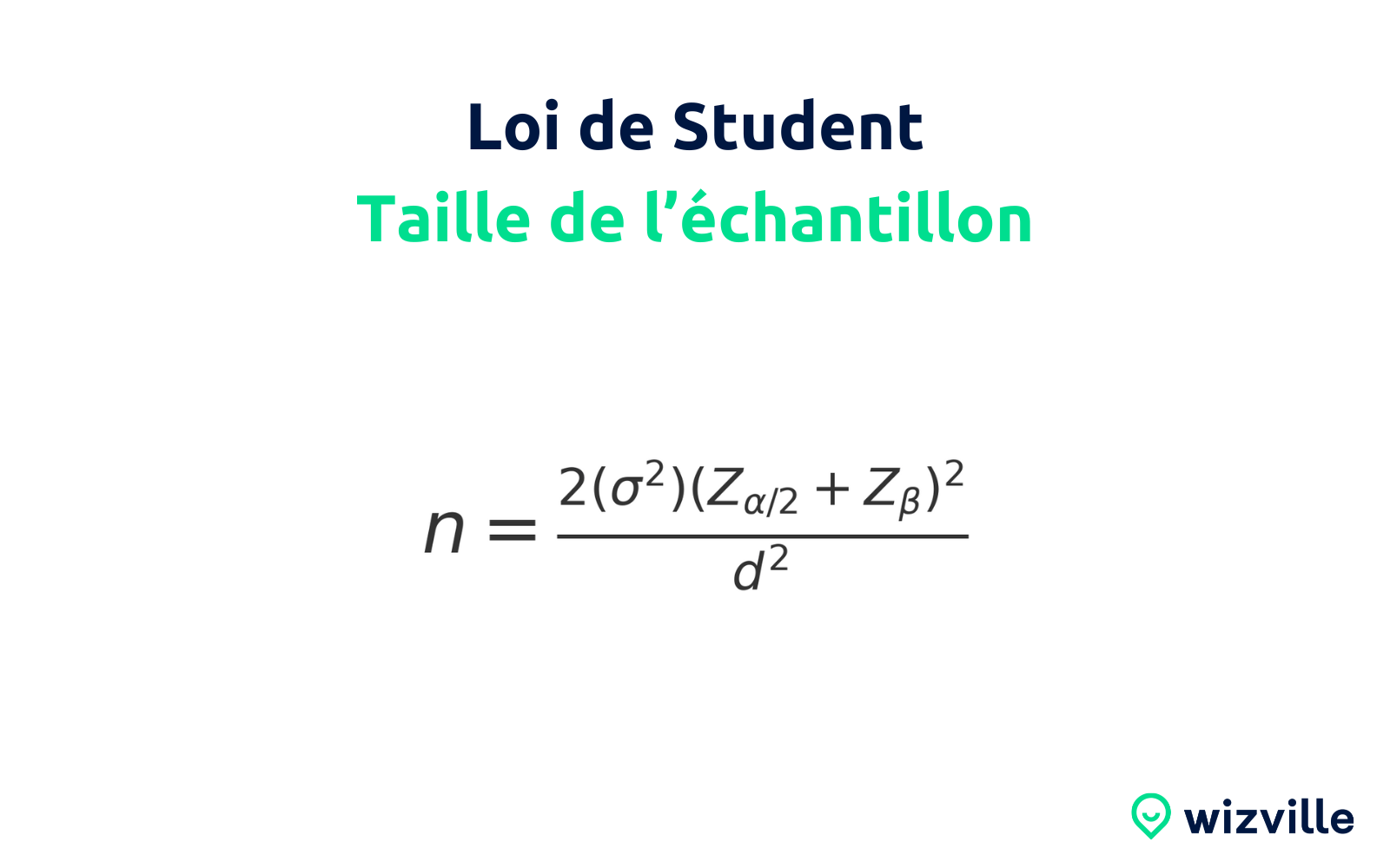 Loi de Student - Échantillon et intervalle de confiance | Lexique WizVille